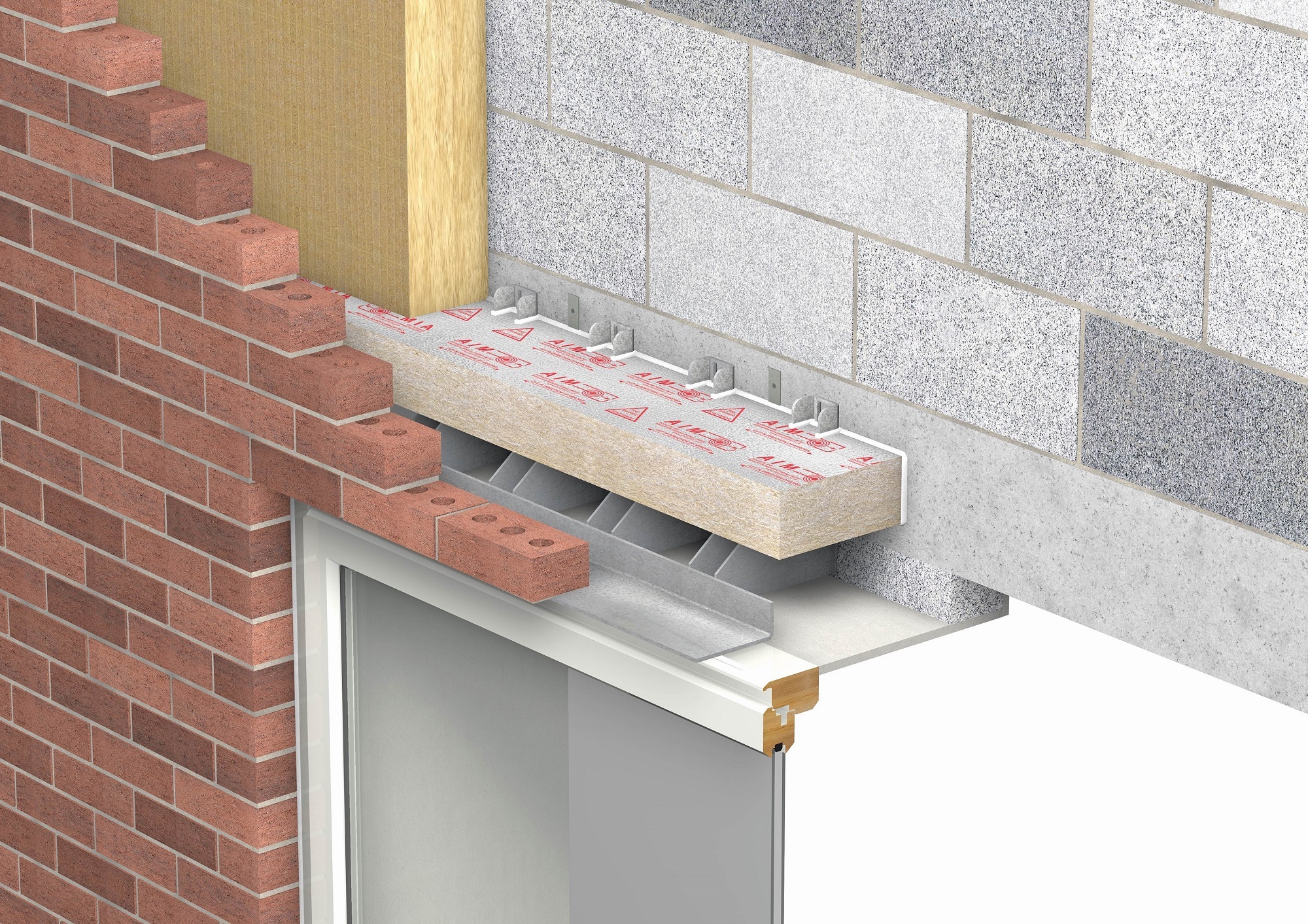 WALL CAVITY BARRIER (RED EDITION) MEETS MASONRY CONSTRUCTION CHALLENGE - Aim Limited
